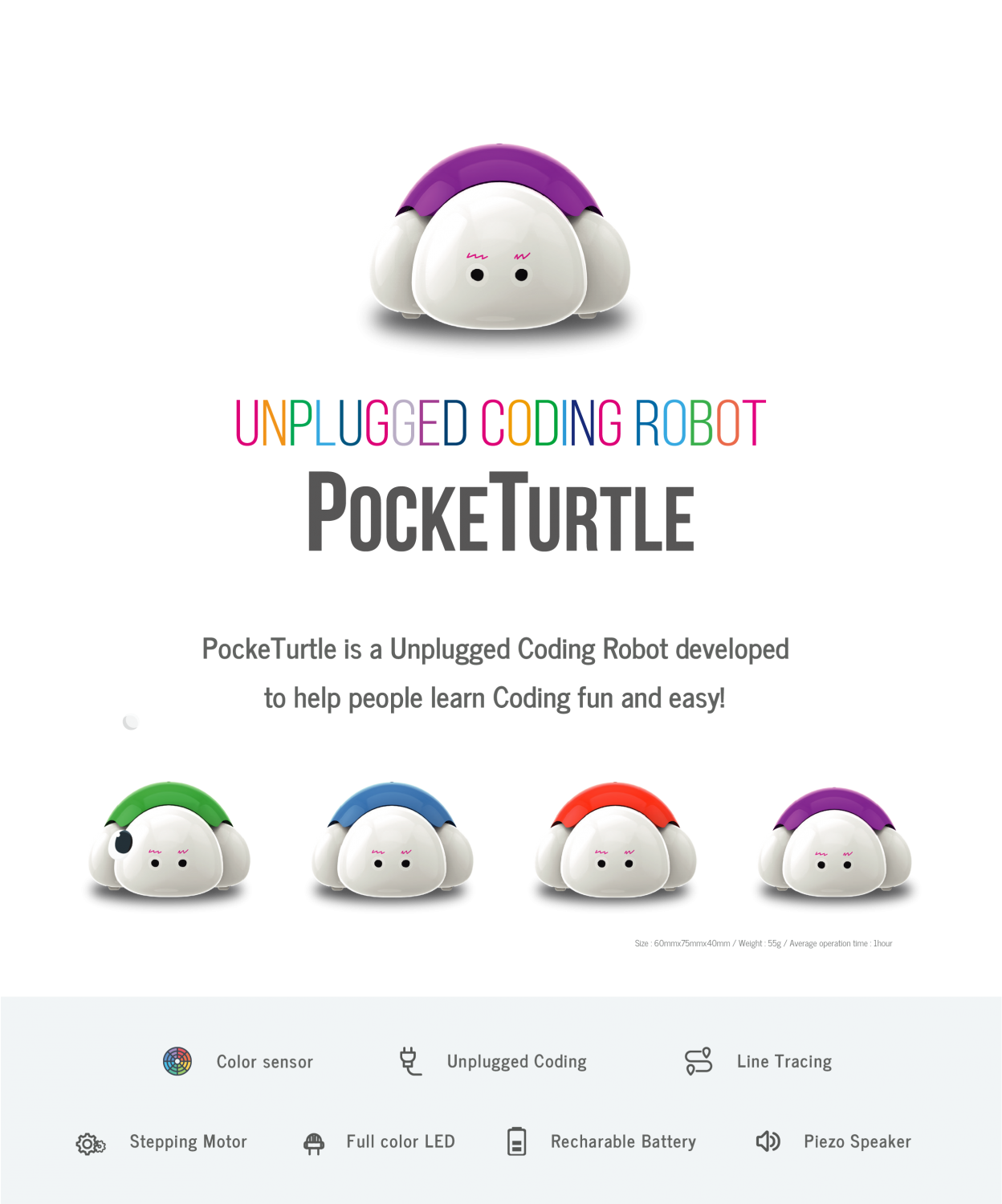 Discover PockeTurtle | 로보메이션 - Robomation